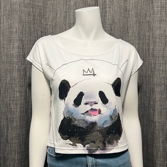 Herotime | Tops | Rare Herotime By Artist Lora Zombie Space Panda Boxy ...